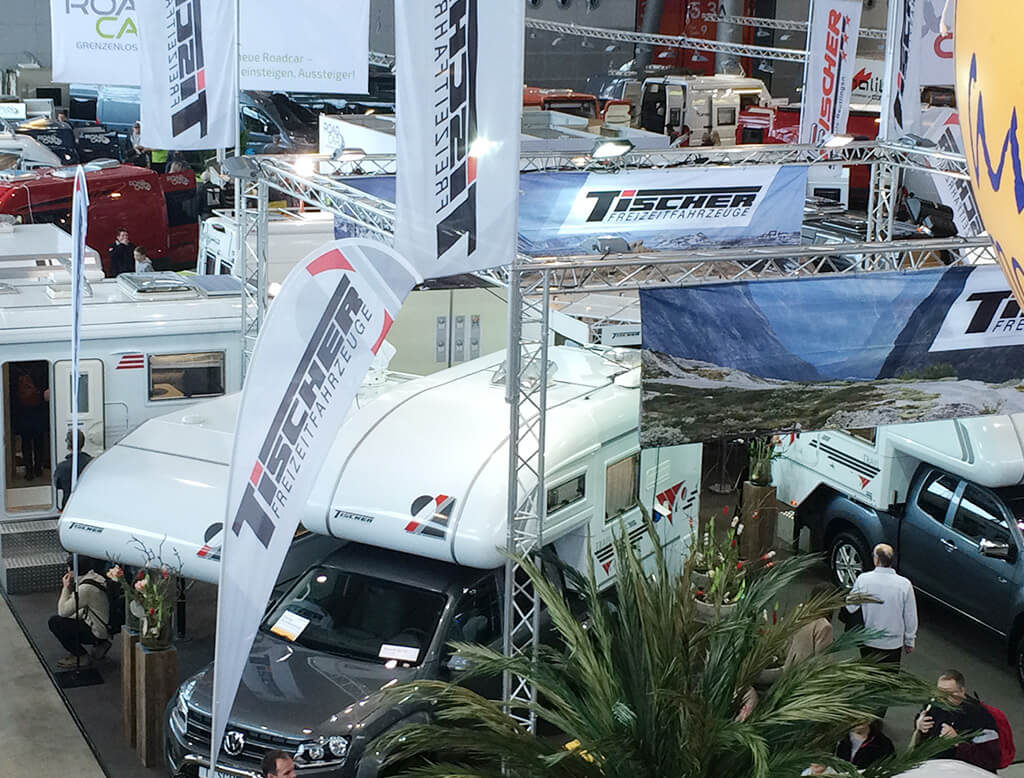 Tischer nimmt auf der CMT Fahrt auf : Tischer-Pickup