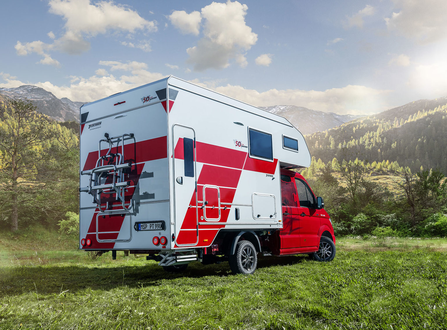 MAN TGE 3.180 4x4 + TISCHER BOX 340S : Tischer-Pickup